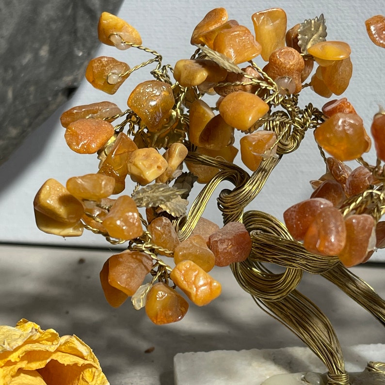 Vintage Baltic Amber Tree. Tree of Prosperity. Desk Decor. - Etsy