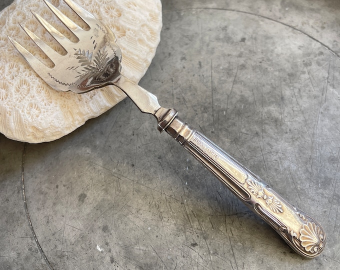 Antique Ornate Sardine Fork - Henry Hobson - Smorgasbord Utensil ...