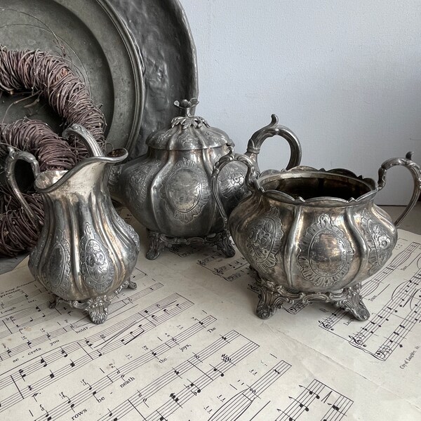 Antique Tea Set - Etsy