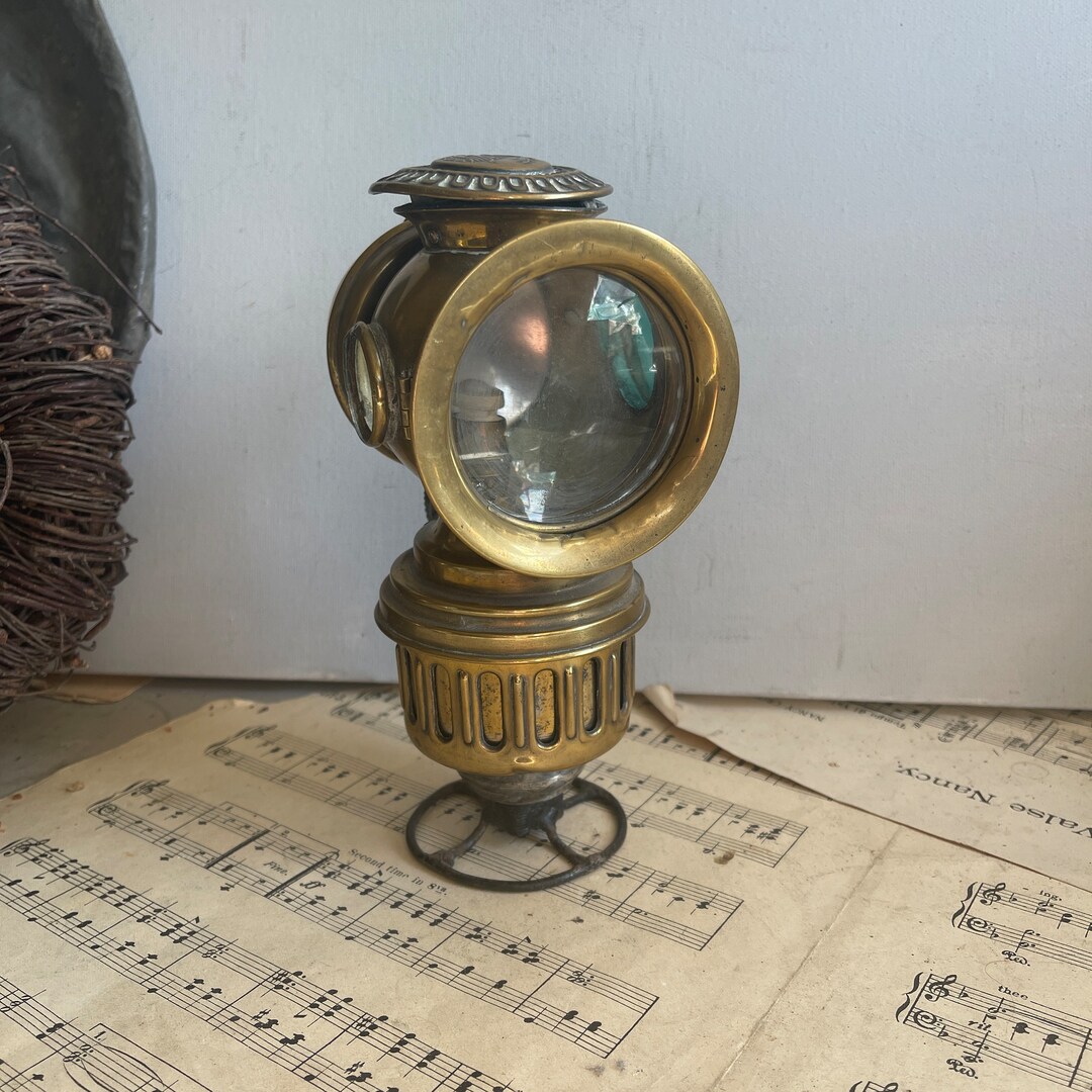 Vintage Carbide Bike Lamp. Wilhelmina. Steampunk Lighting. Vintage Lamp ...