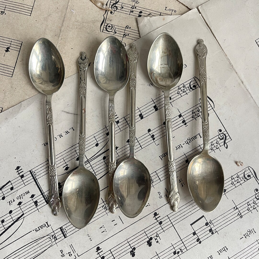Vintage Set of Apostle Teaspoons - Photo Props - Etsy