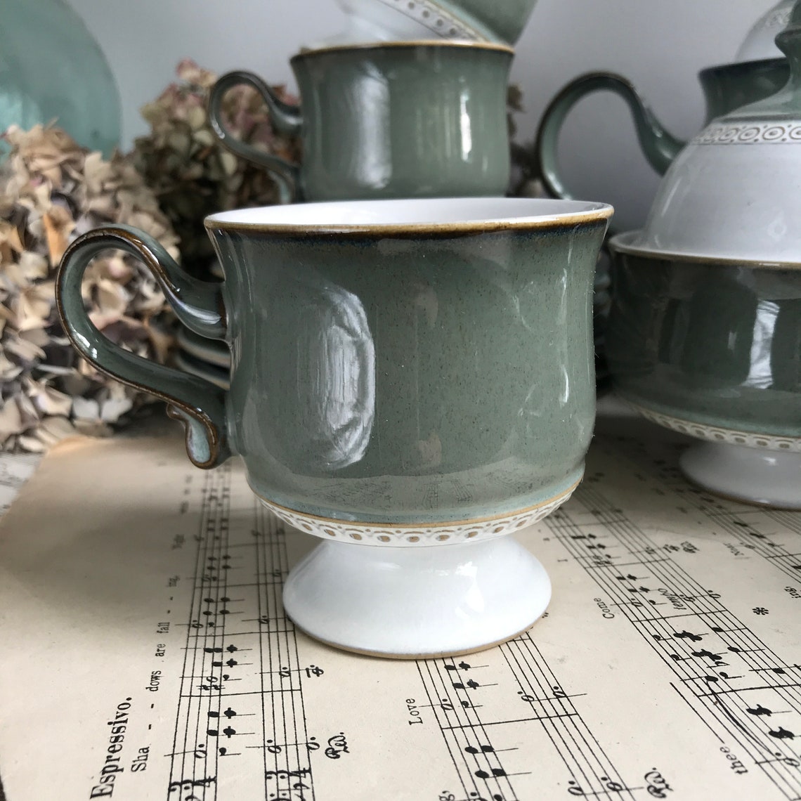 Vintage Denby Venice Tea Set. Teapot Cream Jug. Sugar Bowl - Etsy UK