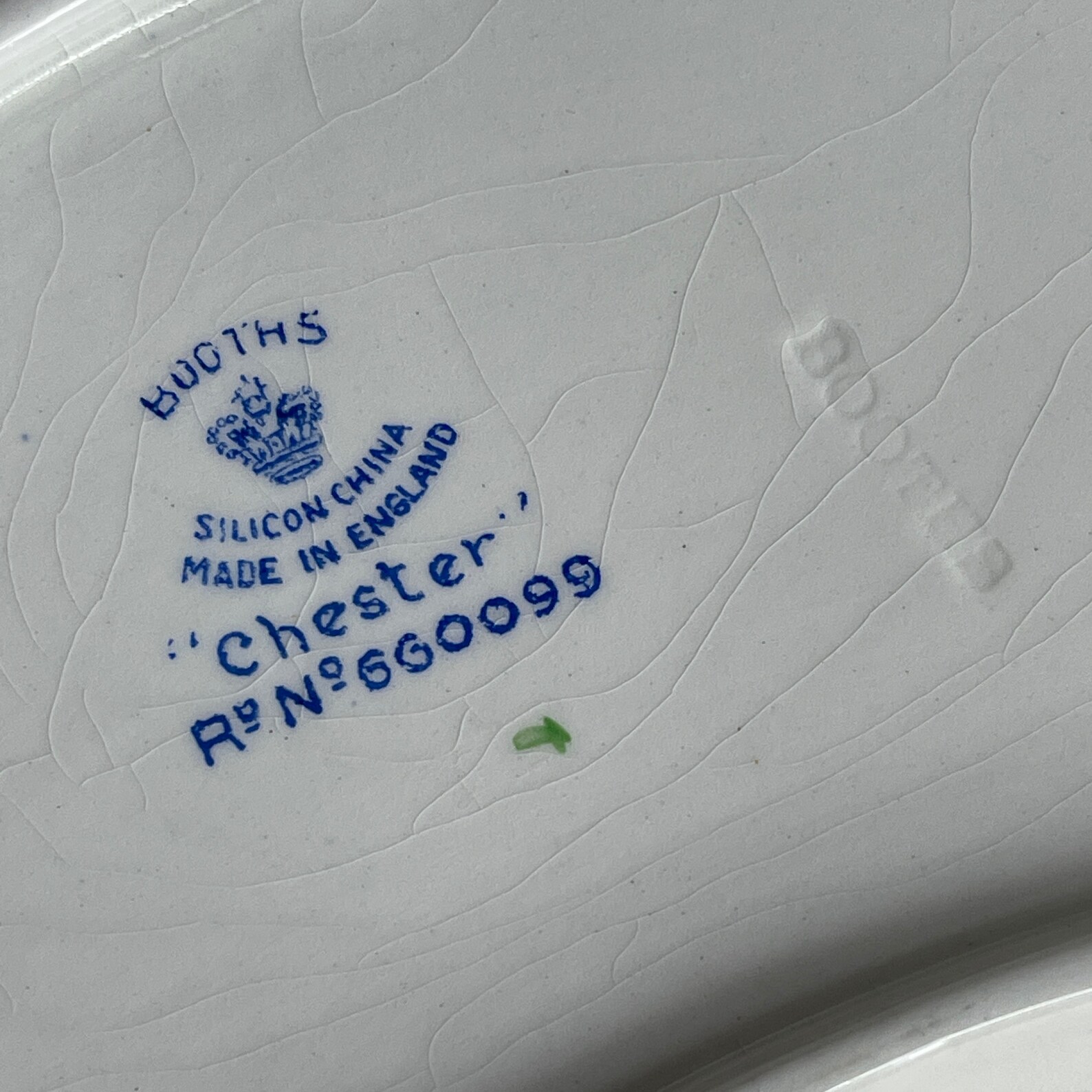 Vintage Booths Chester Crescent Plate Half Moon Plate - Etsy UK