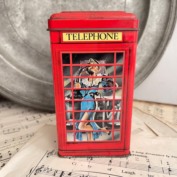 Red Telephone Box - Etsy