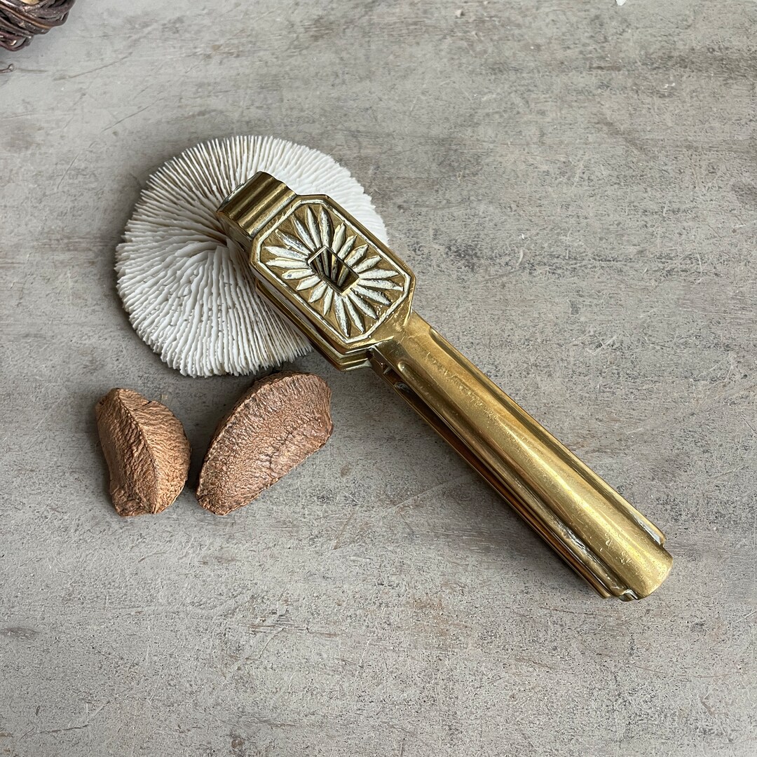 Vintage Nut Cracker Brass Nut Cracker Home Decor Shabby Chic Vintage ...