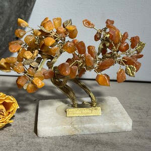Vintage Baltic Amber Tree. Tree of Prosperity. Desk Decor. Drzewko ...