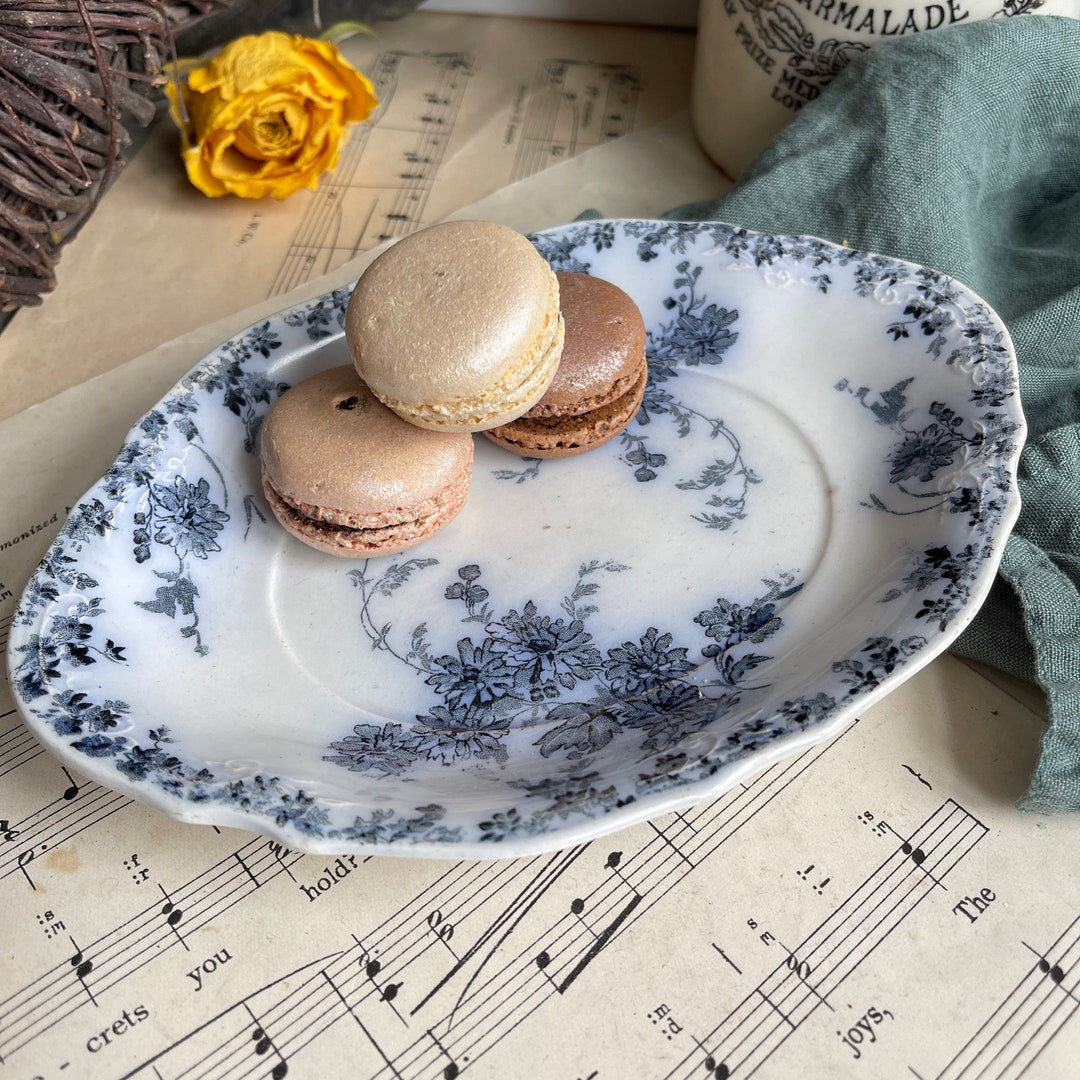 Antique Alfred Meakin Hanwell Pattern Small Dish. Blue and White ...