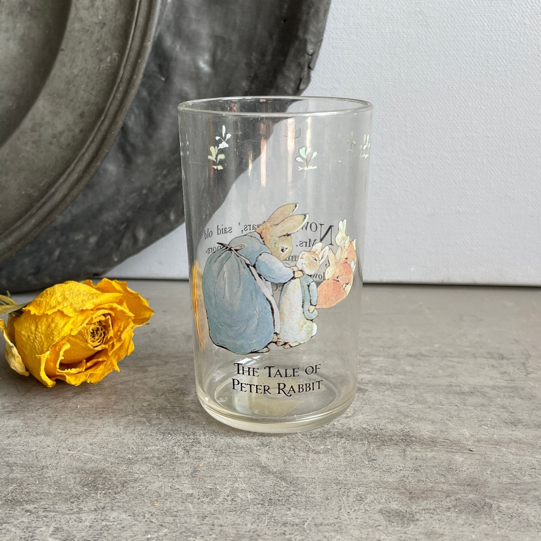 Vintage Peter Rabbit Tumbler Childs Drinking Glass - Etsy