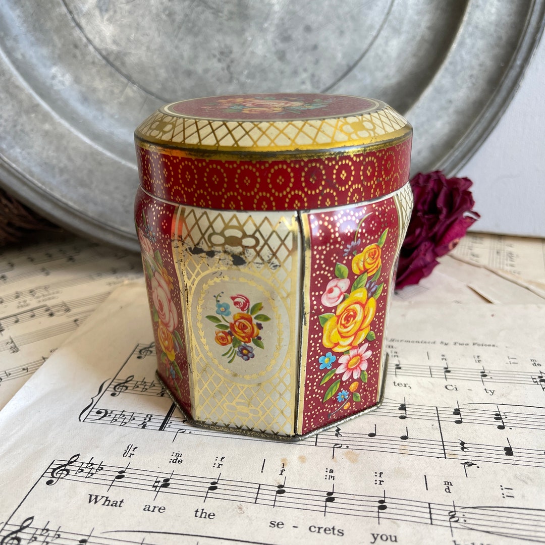 Vintage Scribbans Kemp Tin. Mid Century Tin. the Metal Tin Company ...