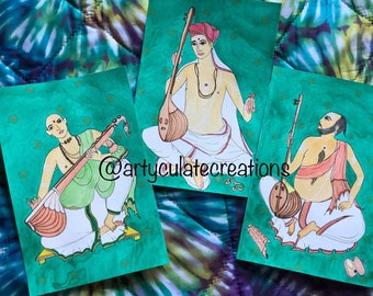 Carnatic Music Trinity - Etsy