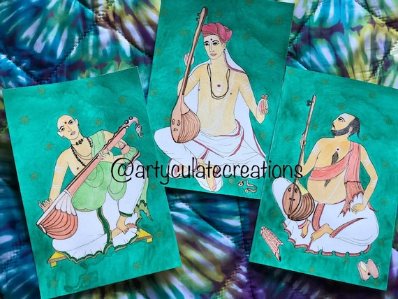 Carnatic Trinity | Etsy