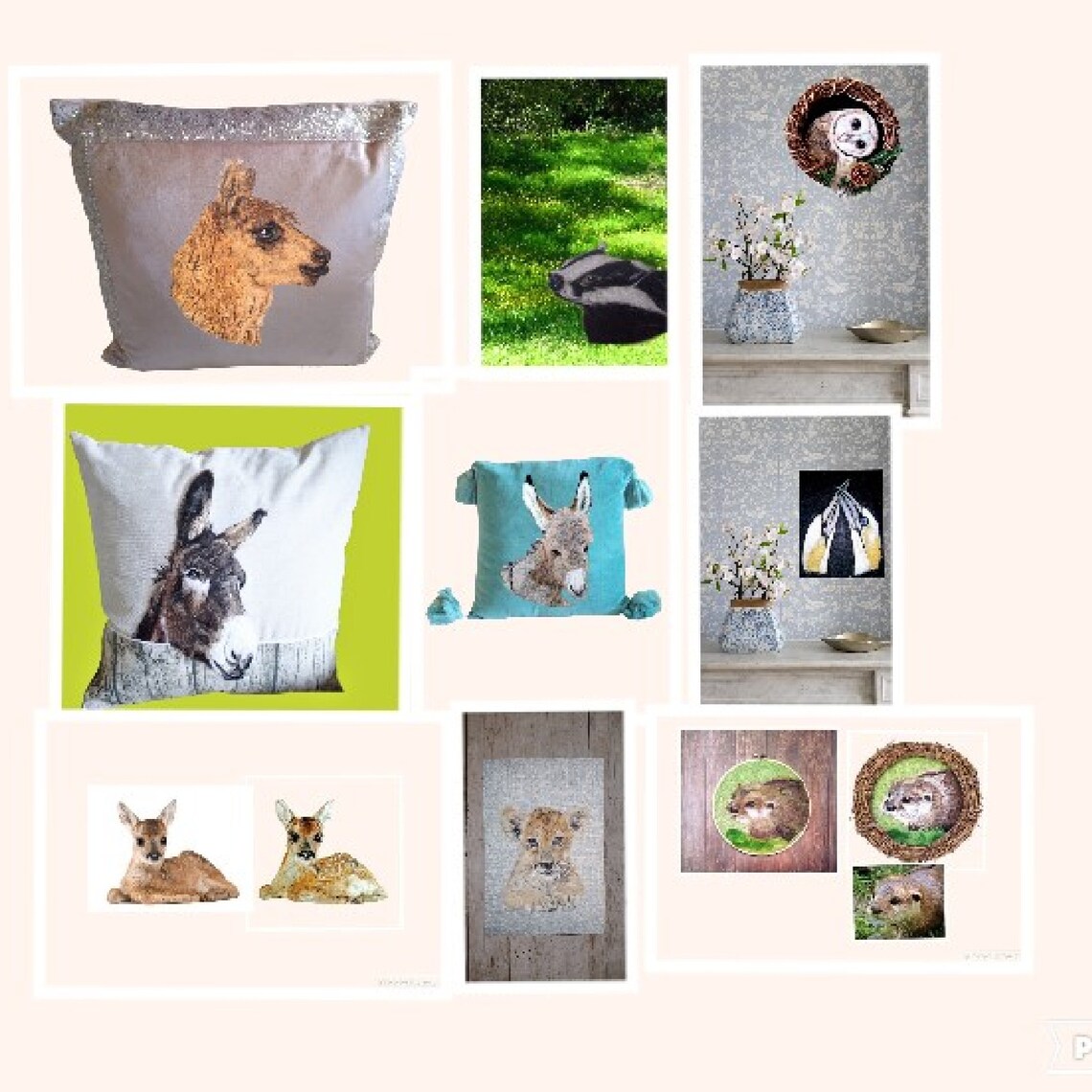 Customised Pet Portrait Made From Wool Pet Portrait Custom | Etsy