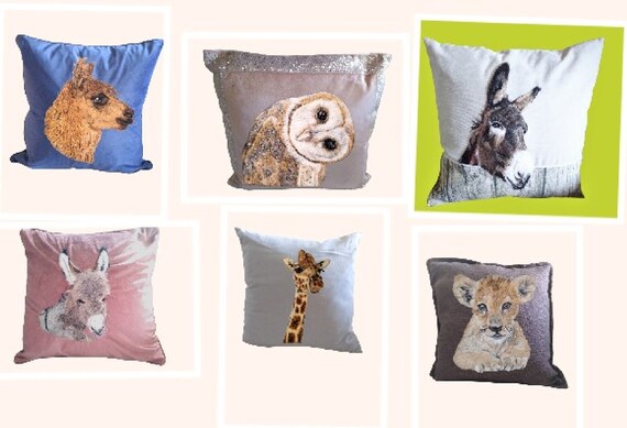 Customised Pet Portrait Made From Wool Pet Portrait Custom | Etsy