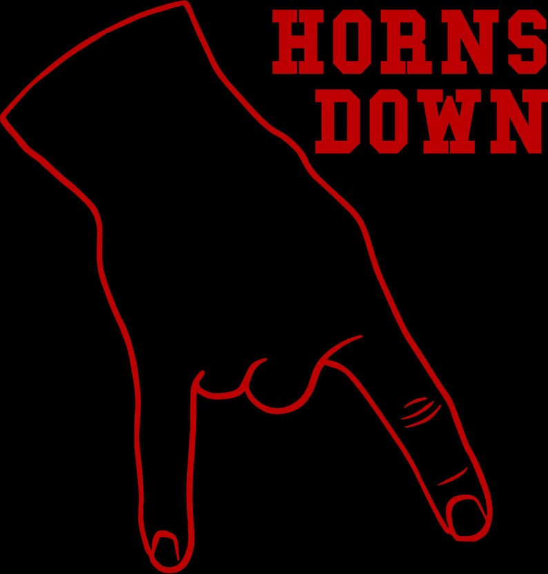 Horns Down - SVG - Cricut - Air Pod Decal - Clipart - Ohio State ...