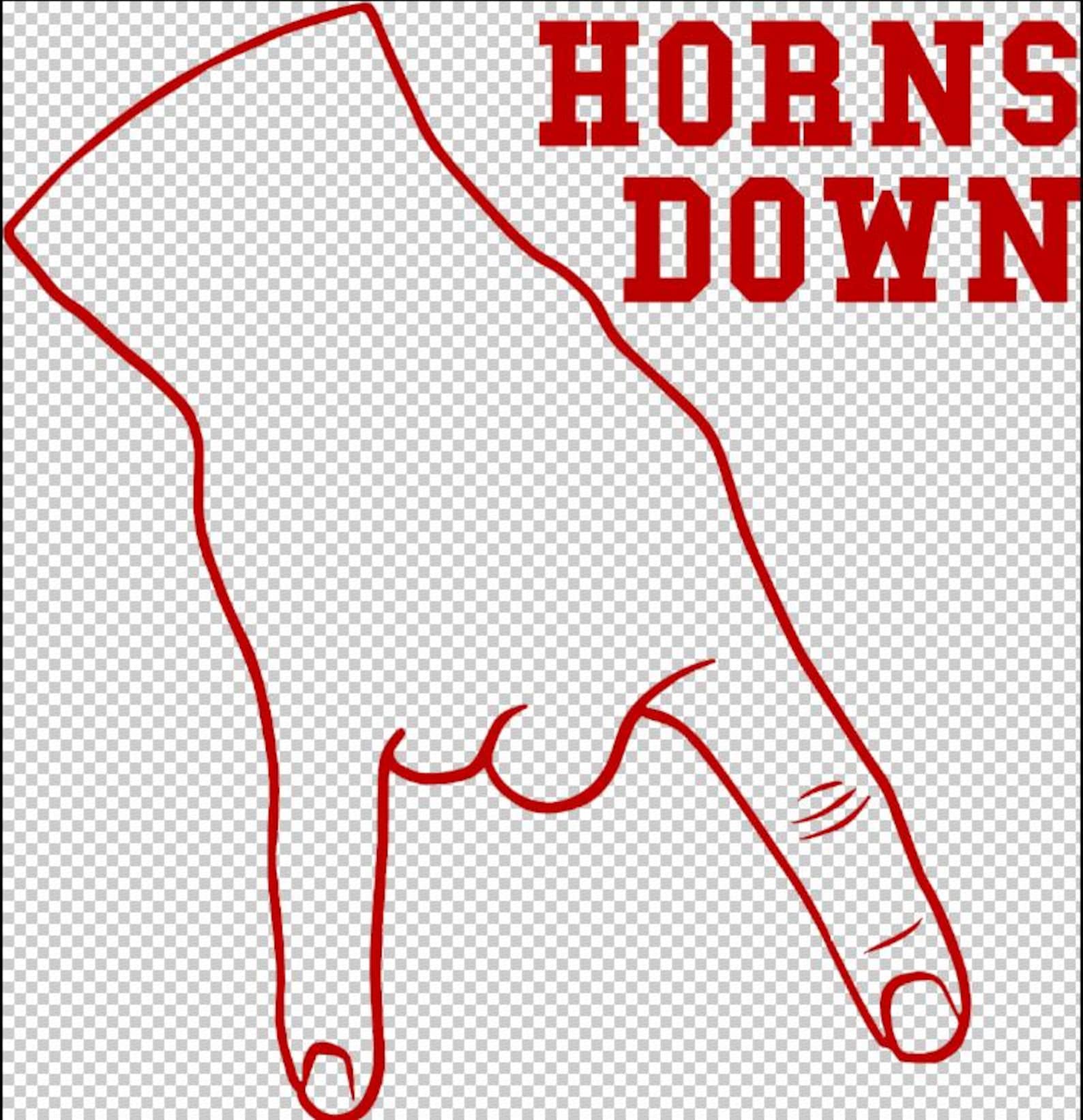 Horns Down - SVG - Cricut - Air Pod Decal - Clipart - Ohio State ...