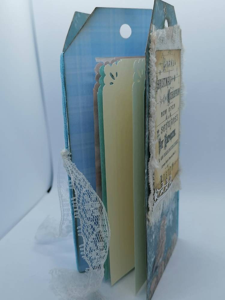 Christmas 'flip Flop' Journal, Tag Shaped Journal, Size in Description ...