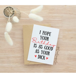 Happy Birthday Card | Inappropriate Card | Adult Humor | I Hope Your ...
