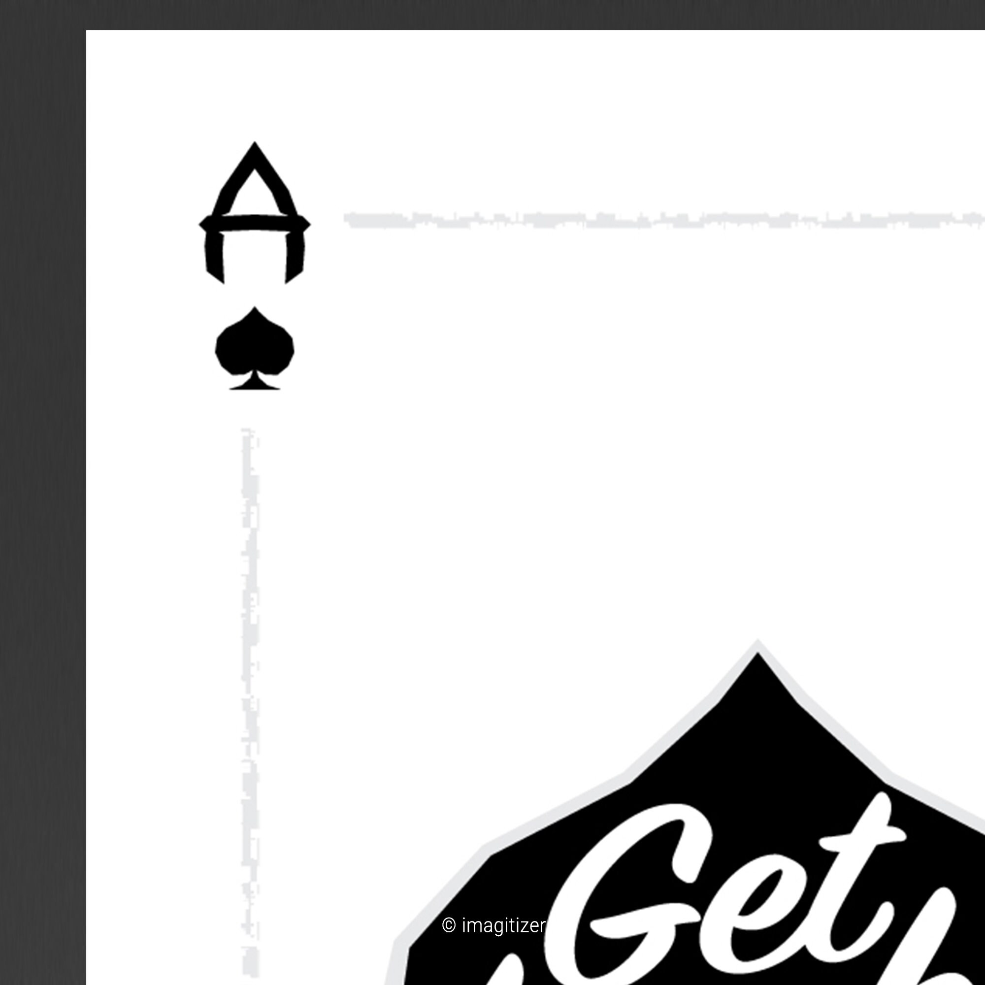 Ace of Spades Printable Download Original Artwork-get Lucky- - Etsy