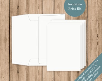 Flat Card Invitation | Etsy