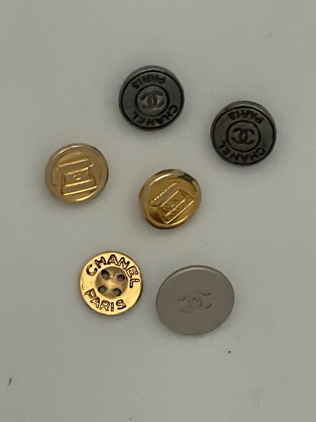 Set of 6 Small Vintage Chanel Buttons - Etsy