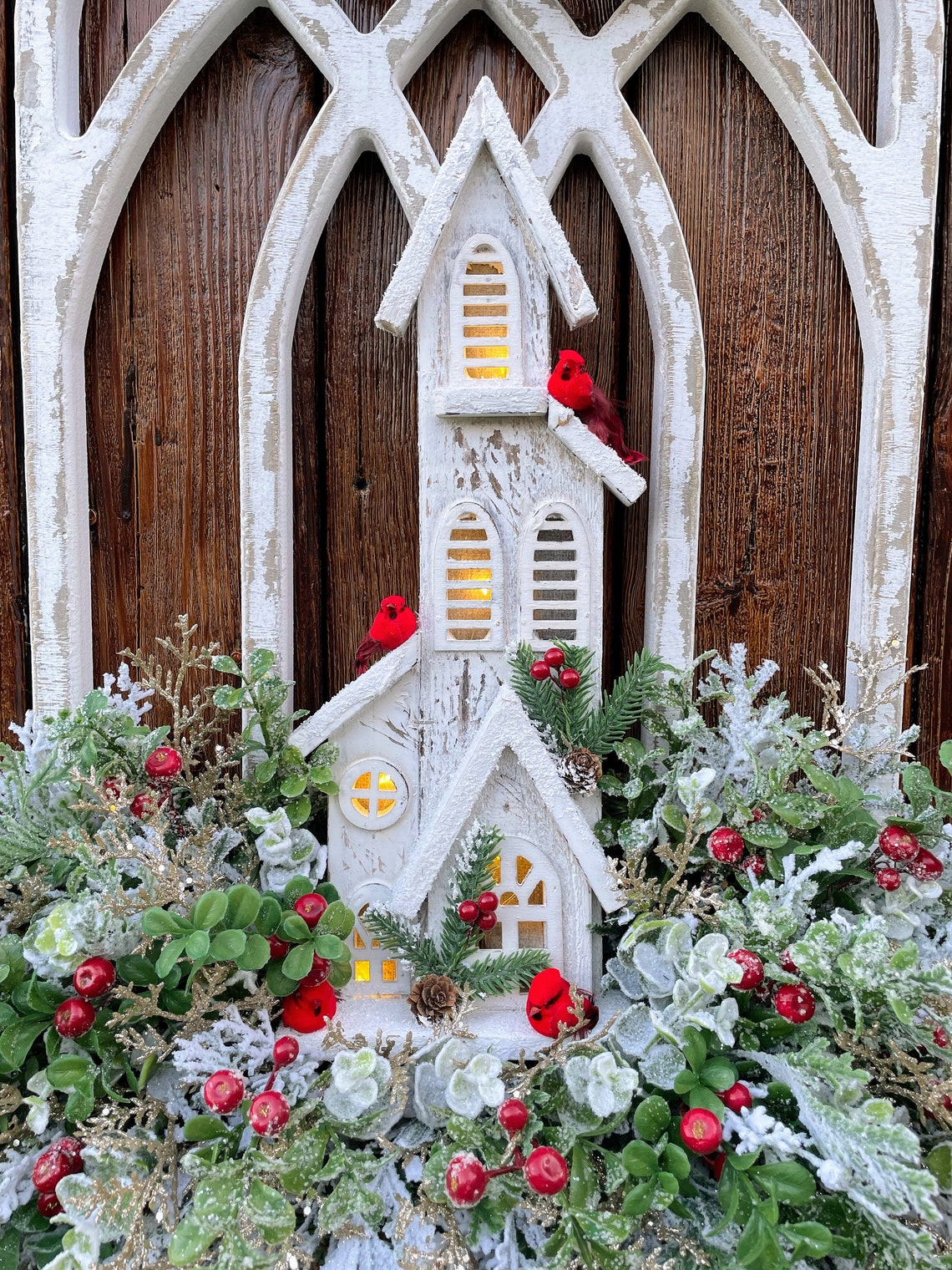 Cardinal Church Wall Decor Lighted up Church Decor Religious - Etsy