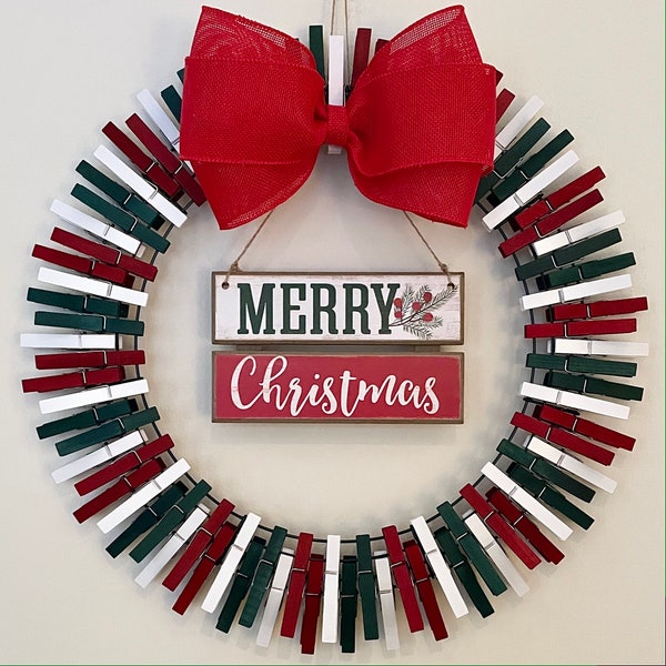 Christmas Clothespin - Etsy