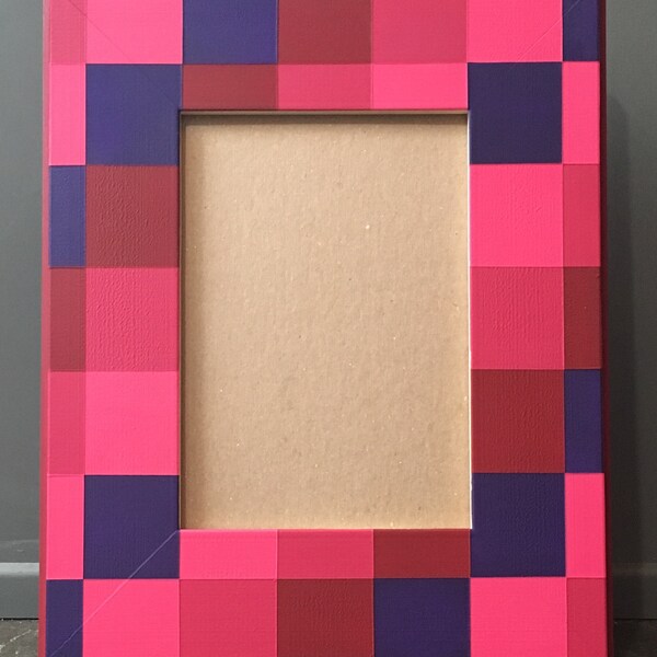 Checker Picture Frame - Etsy