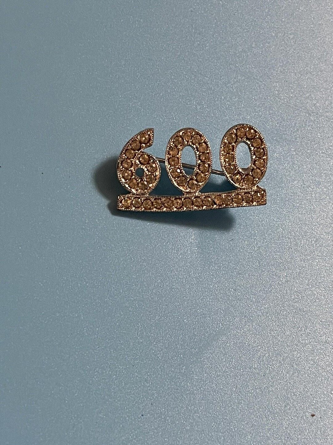 Rhinestone Tupperware Award Number Straight Back Pin - Etsy