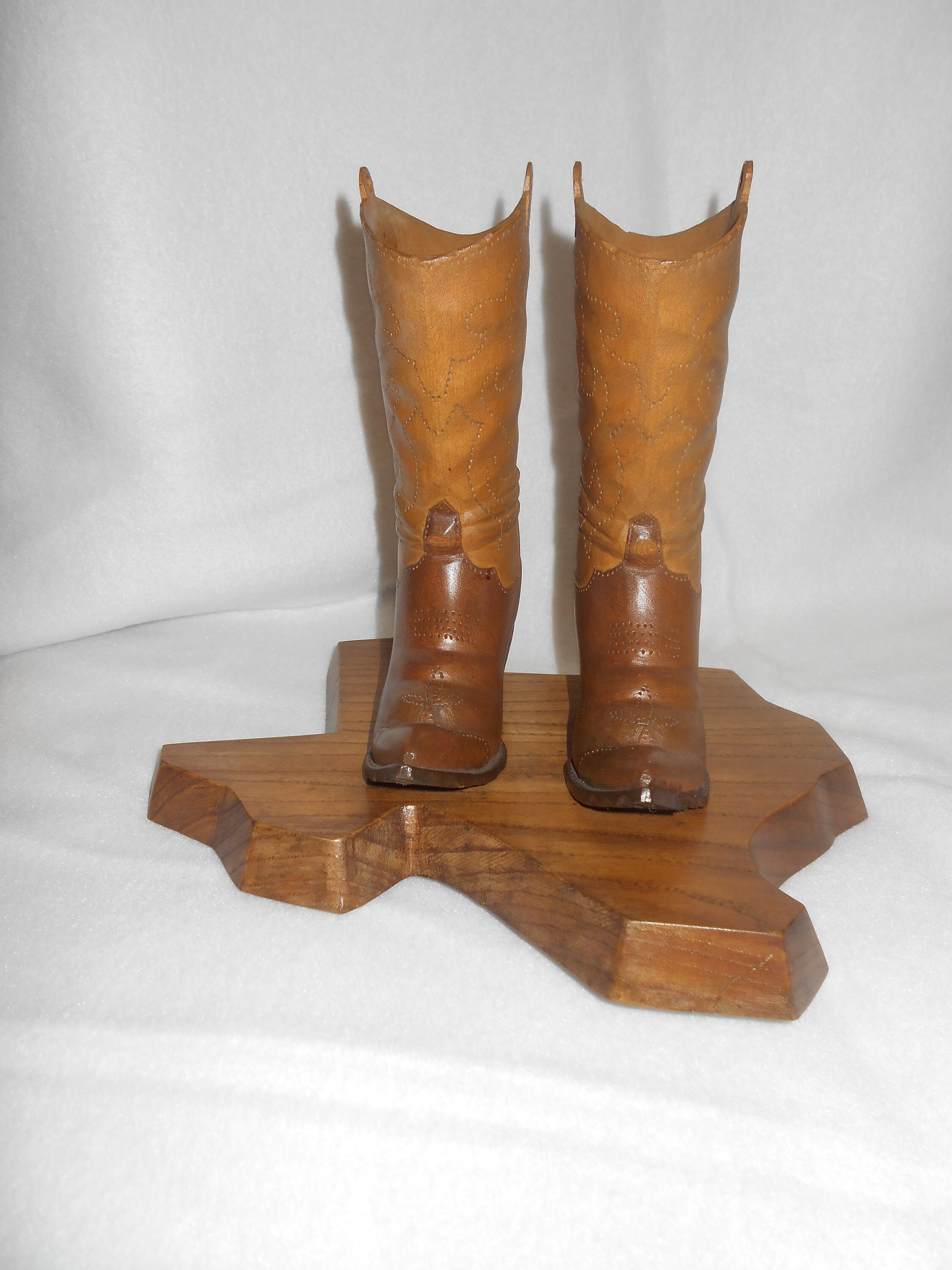 Hand Carved Wood Boots - Etsy