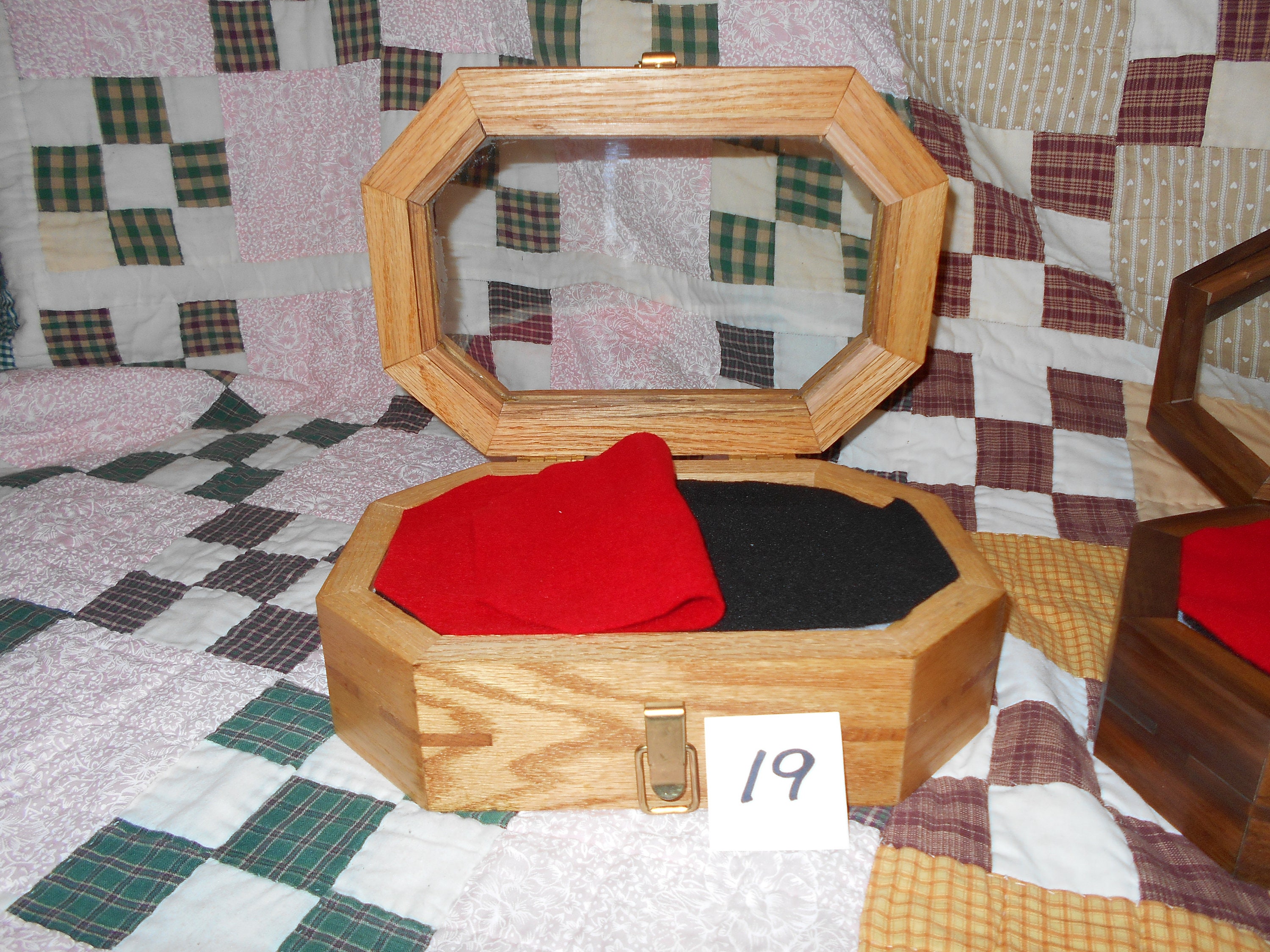 Solid Oak Wood Display Box - Etsy