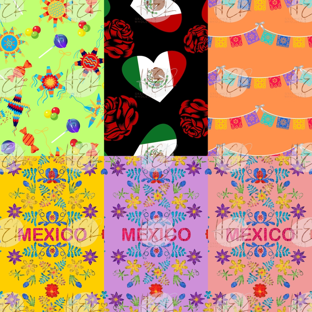 Mexican Bundle Seamless File - Etsy
