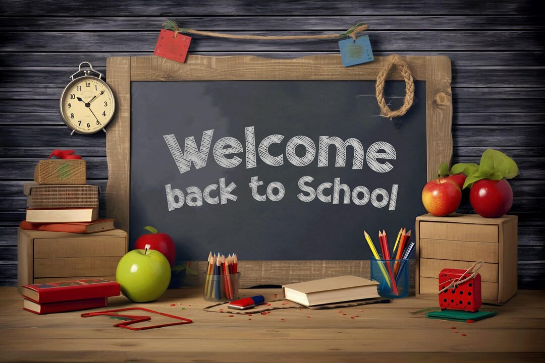 Welcome Back to School First Day of School Kindergarten - Etsy