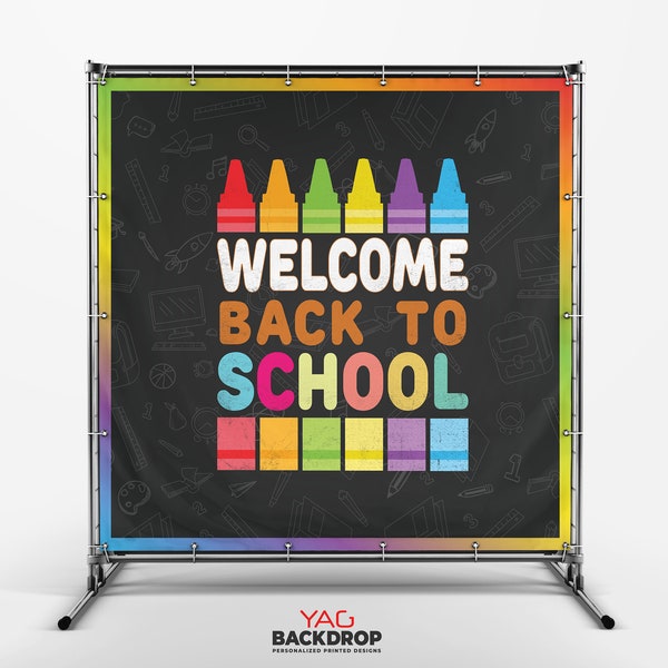 School Backdrop - Etsy