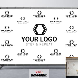 Custom Logo Personalized Step and Repeat Style Printed - Etsy Canada