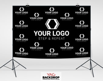 Custom Logo Backdrop - Etsy