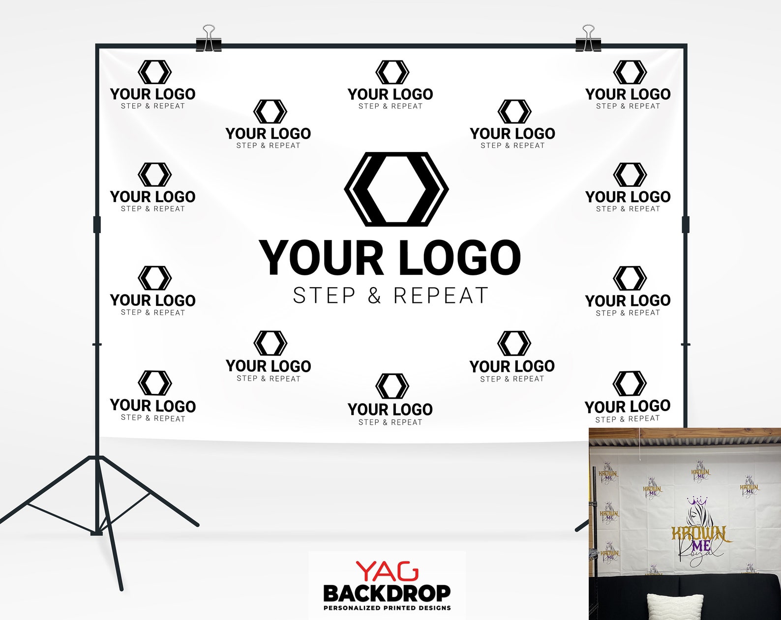Custom Logo Personalized Step and Repeat Style Printed - Etsy Canada