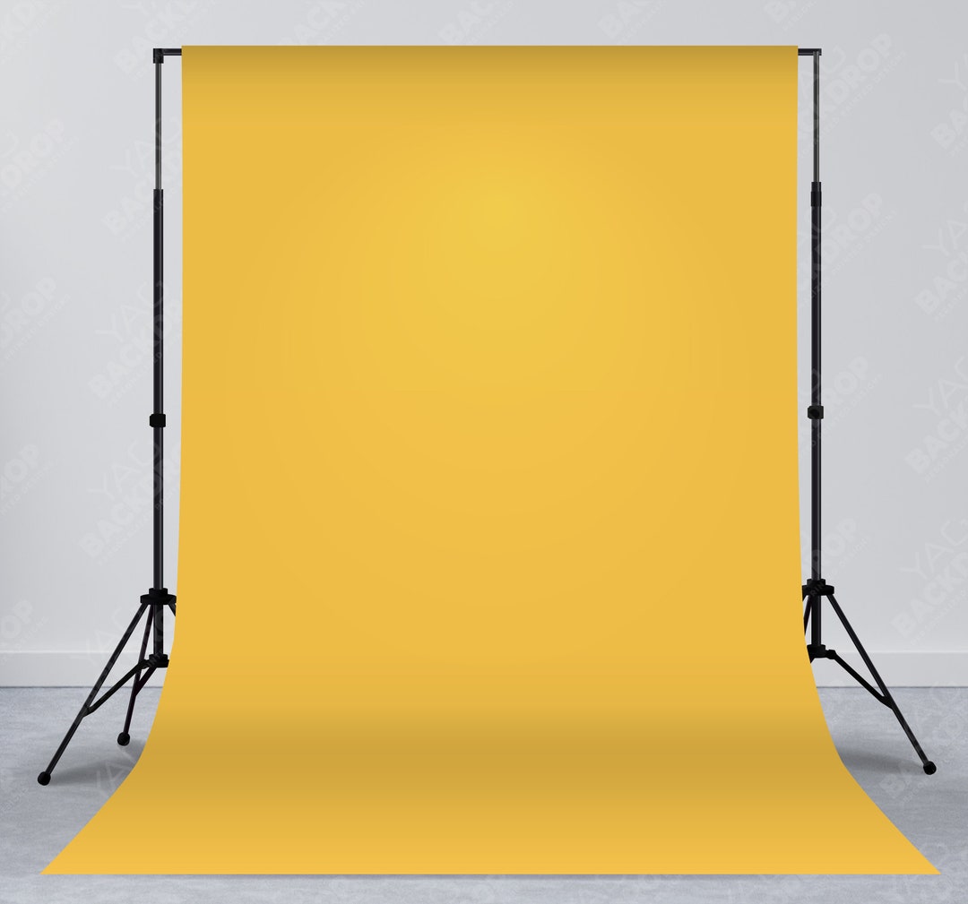Solid Yellow Backdrop Photography Background for Booth Studio - Etsy