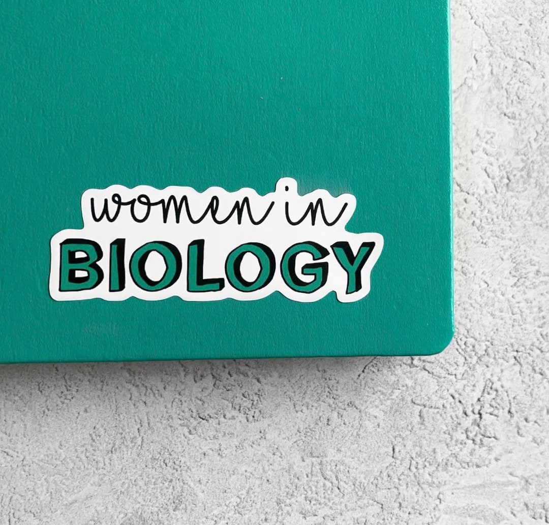 Women in Biology Sticker - Science Sticker - Green - Etsy