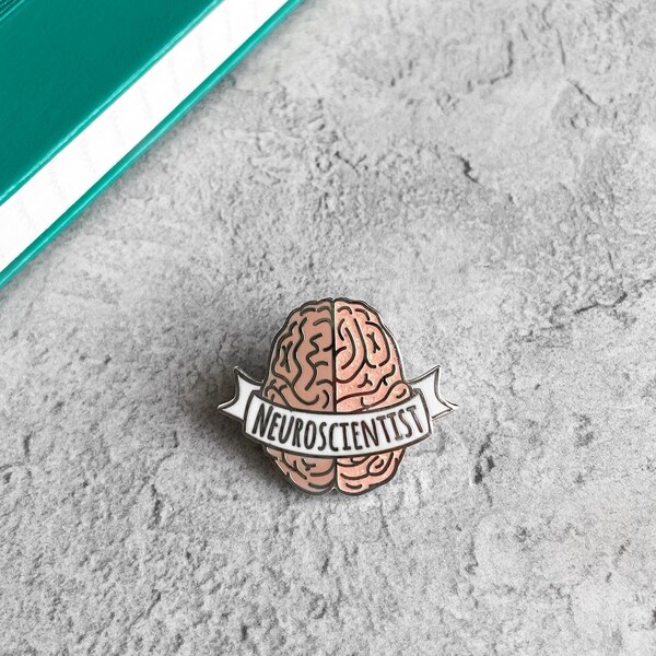 Brain Pin - Etsy