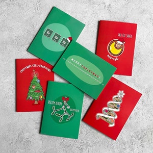 Multi-packs of Science Christmas Cards - Etsy UK