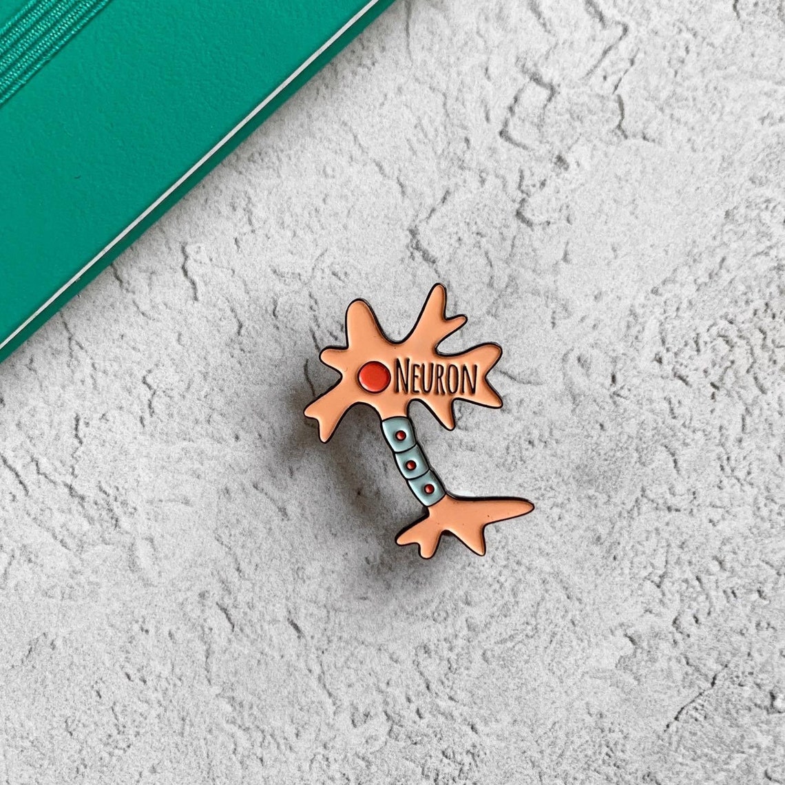 Neuron Enamel Pin - Science Pin - Pink & Blue - Etsy
