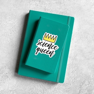 Science Queen Sticker - Yellow - Etsy