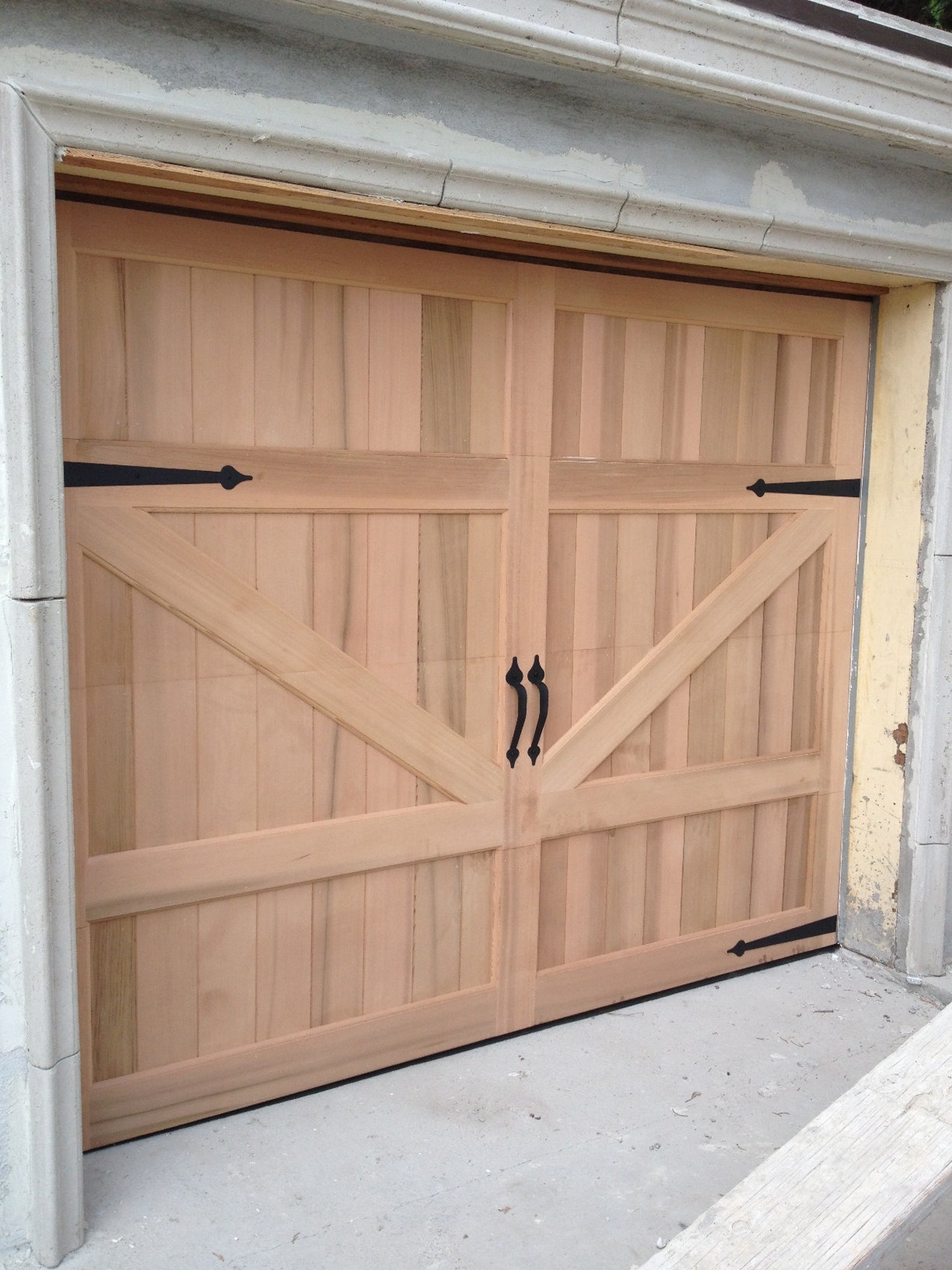 Gabriel - Barn Style Custom Wood Garage Door - Etsy