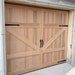 Gabriel - Barn Style Custom Wood Garage Door - Etsy