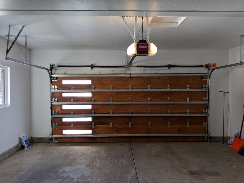 Emilio Horizontal Planks Modern Style With Vertical Windows Wood Garage ...