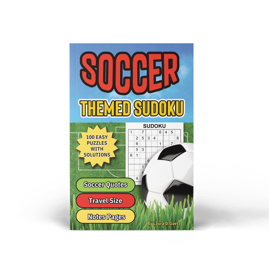 Soccer Sudoku Travel Book: 100 Easy Puzzles - Etsy