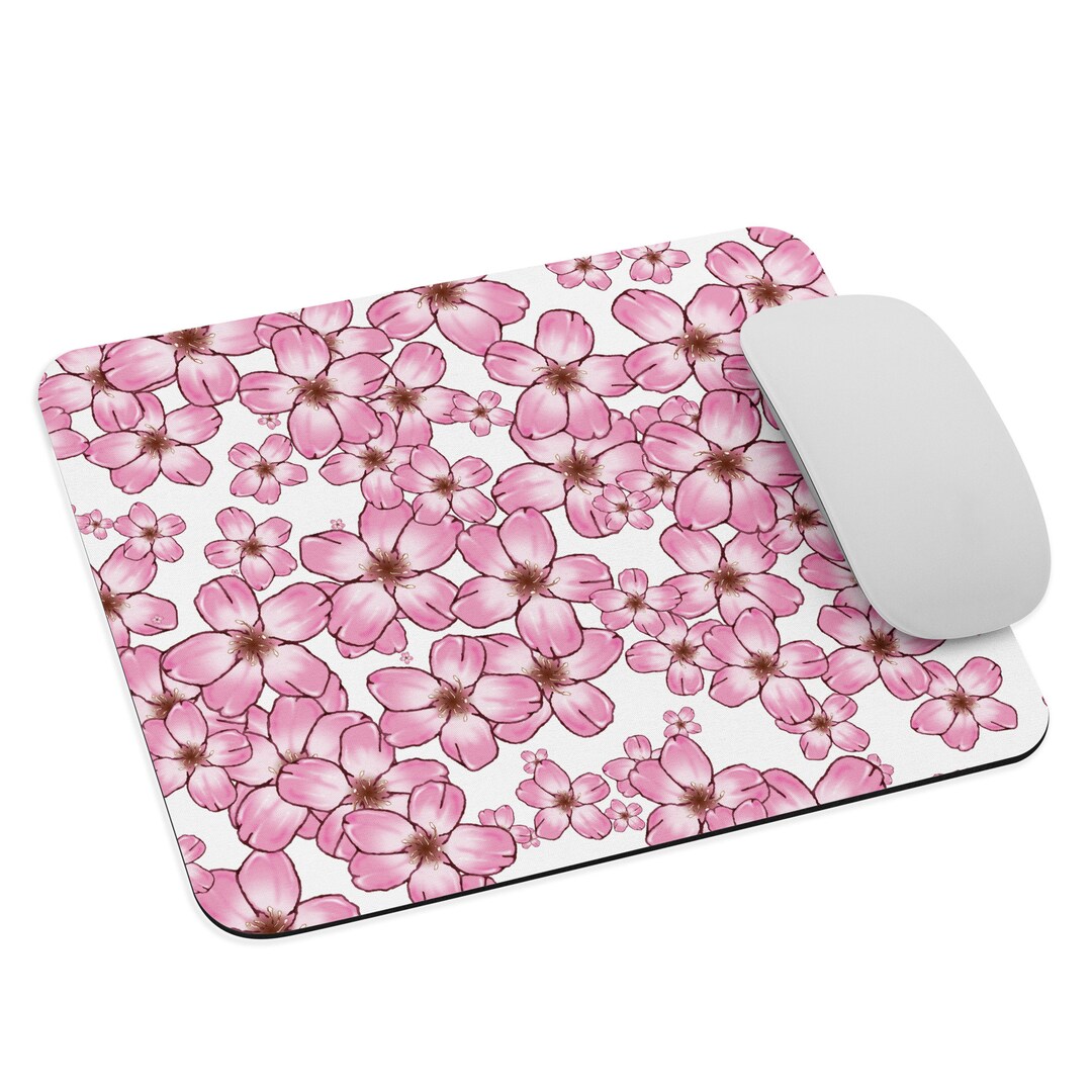 Sakura Mouse Pad: Cherry Blossom Spring Office Decor - Etsy