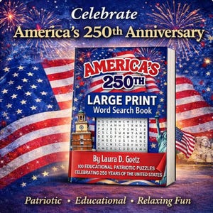 250th Anniversary Word Search - Etsy