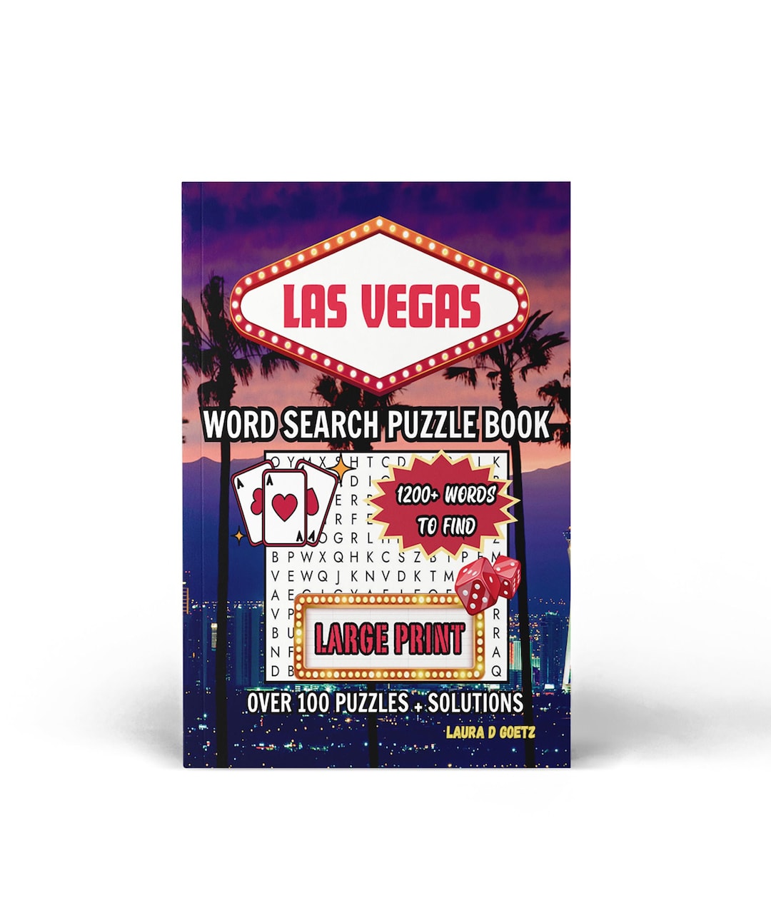 Las Vegas Word Search Puzzle Book – Fun Travel Activity Book, Vegas ...