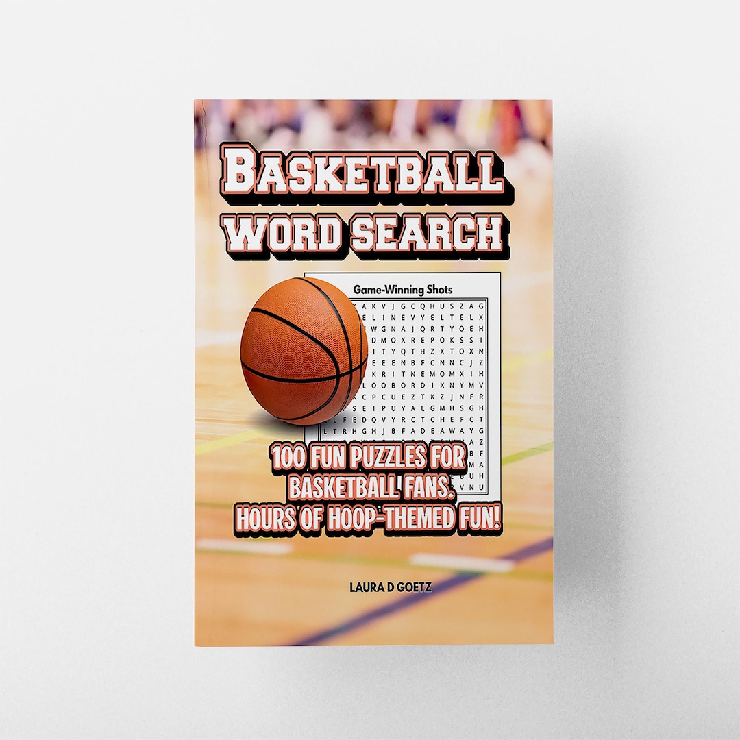 Basketball Word Search Puzzle Book Large Print | Sports Activity Book ...